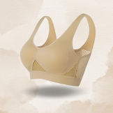 Mesh Breathable Cool Liftup Air Sports Bra Seamless Wireless Bra Large ...